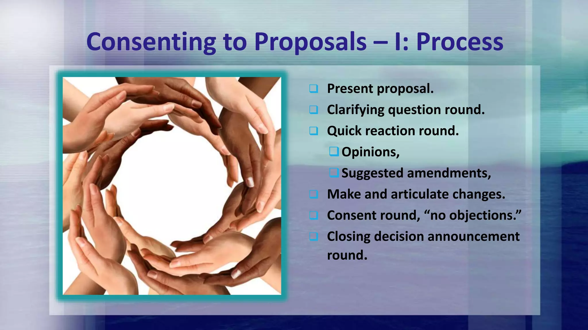 Dynamic governance II: Decision Making & Evolutionary Culture-building ...