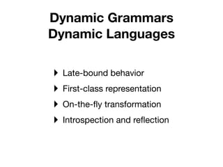 Dynamic grammars | PDF