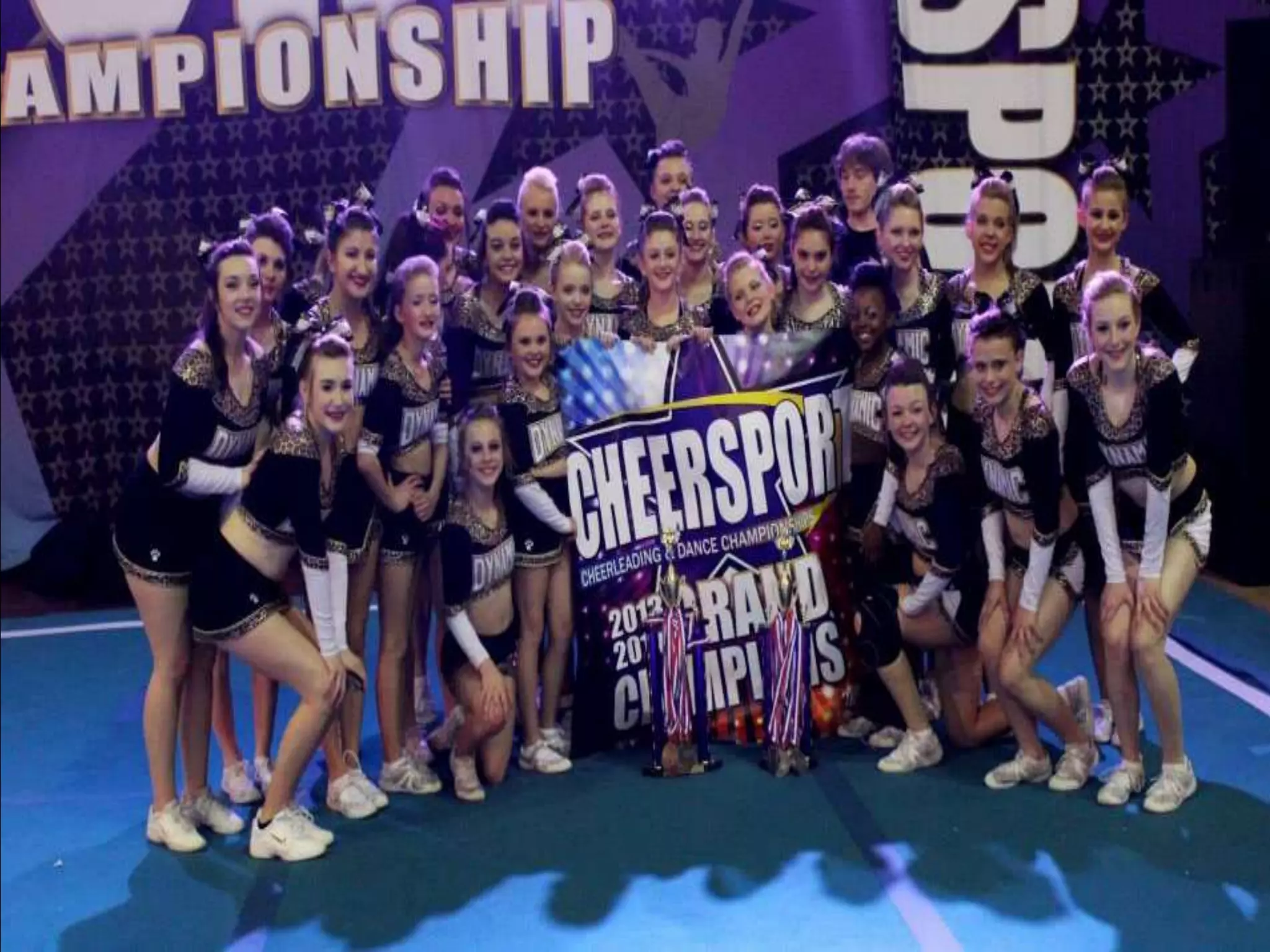 Dynamic gymnastics and cheer powerpoint | PPT