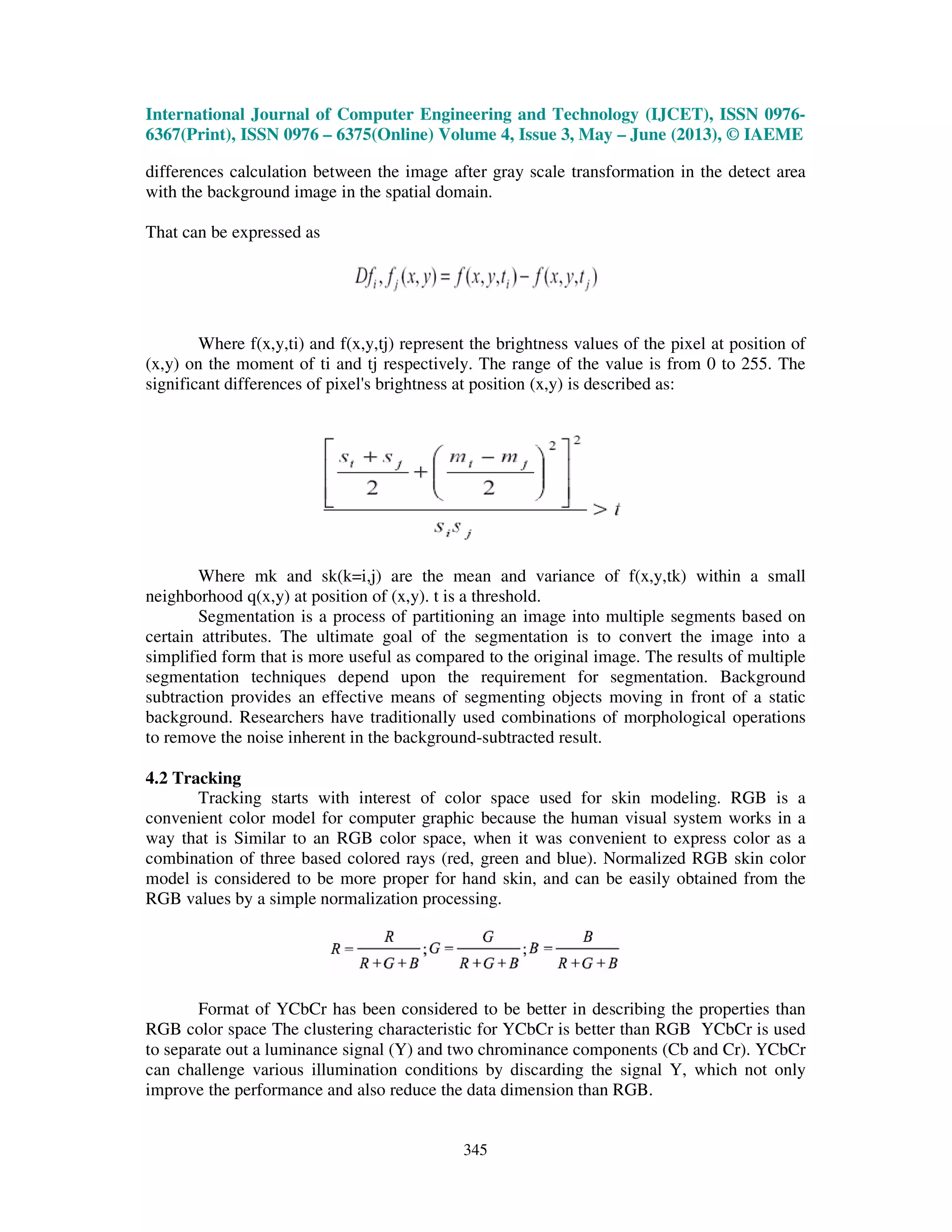 Dynamic hand gesture recognition using cbir | PDF | Databases | Computer Software and Applications