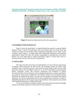 Dynamic hand gesture recognition using cbir | PDF | Databases | Computer Software and Applications