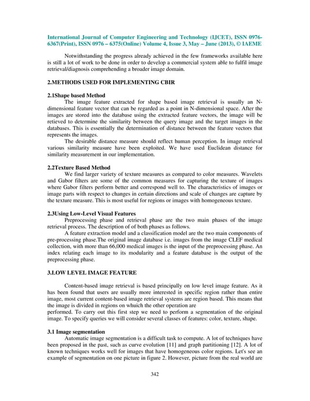Dynamic hand gesture recognition using cbir | PDF | Databases | Computer Software and Applications