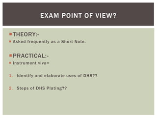Dynamic Hip Screw Plating | PPTX