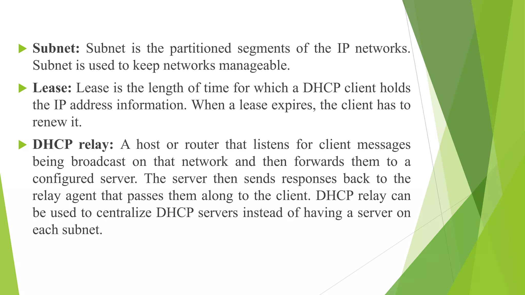 Dynamic Host Configuration Protocol Dhcppptx 6135