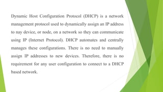Dynamic Host Configuration Protocol ( DHCP).pptx