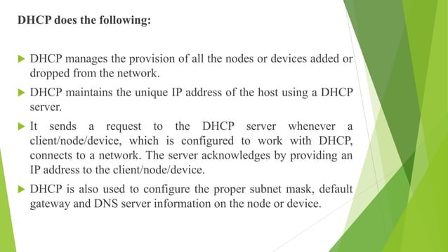 Dynamic Host Configuration Protocol Dhcppptx Computer Networking Computing