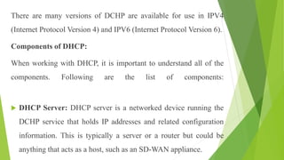 Dynamic Host Configuration Protocol ( DHCP).pptx