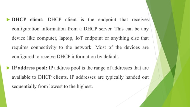 Dynamic Host Configuration Protocol Dhcppptx