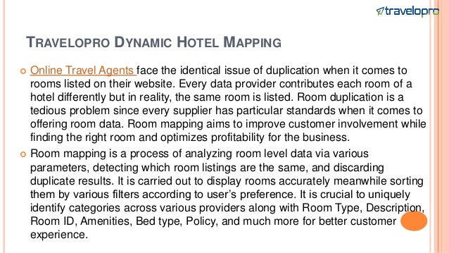 Dynamic Hotel Mapping | PPT