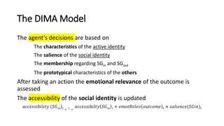 Dynamic identity of social agents | PPT