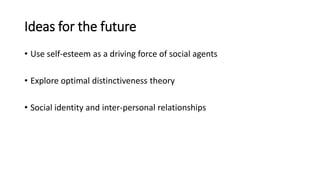 Dynamic identity of social agents | PPT