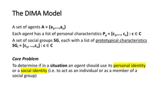 Dynamic identity of social agents | PPT