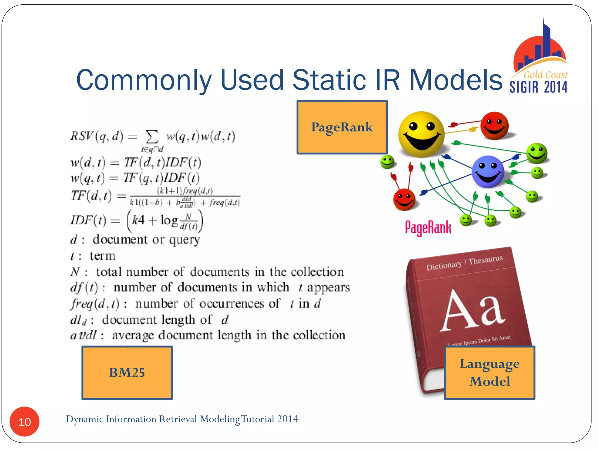 Dynamic Information Retrieval Tutorial - SIGIR 2015 | PPT