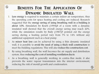 Dynamic insulation | PPTX