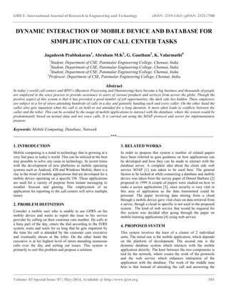 Dynamic interaction of mobile device and database for | PDF | Internet | Computing