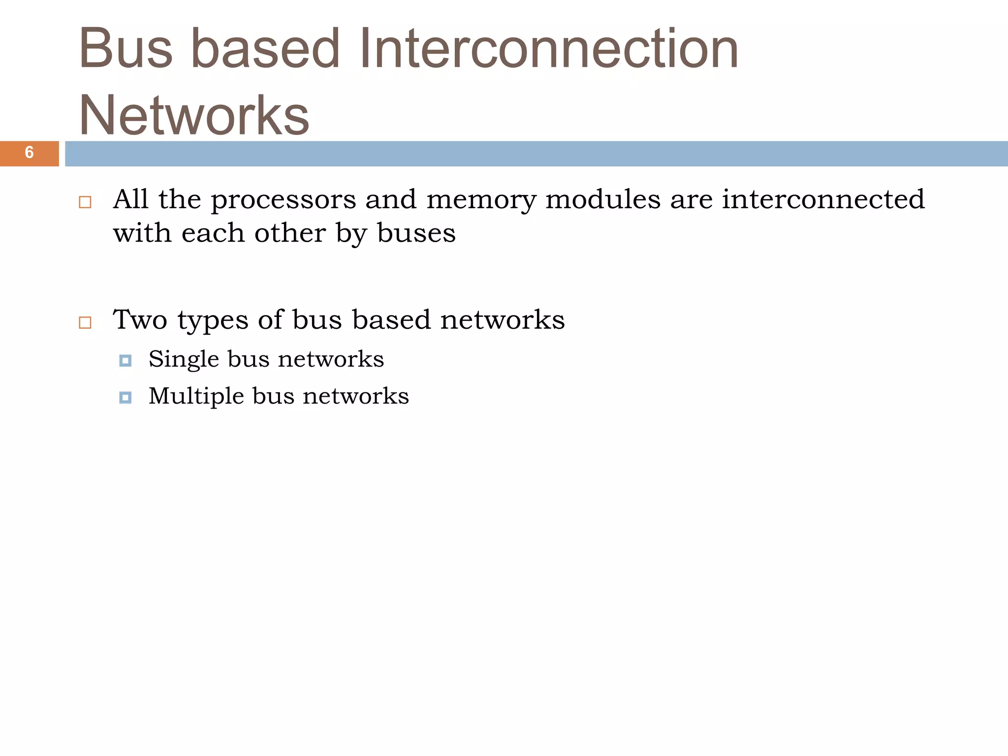 Dynamic interconnection networks | PPTX