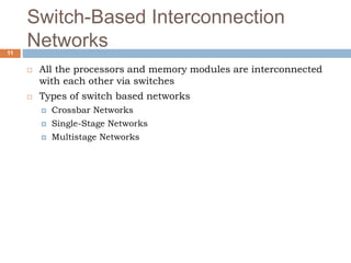 Dynamic interconnection networks | PPTX