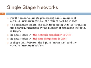 Dynamic interconnection networks | PPTX