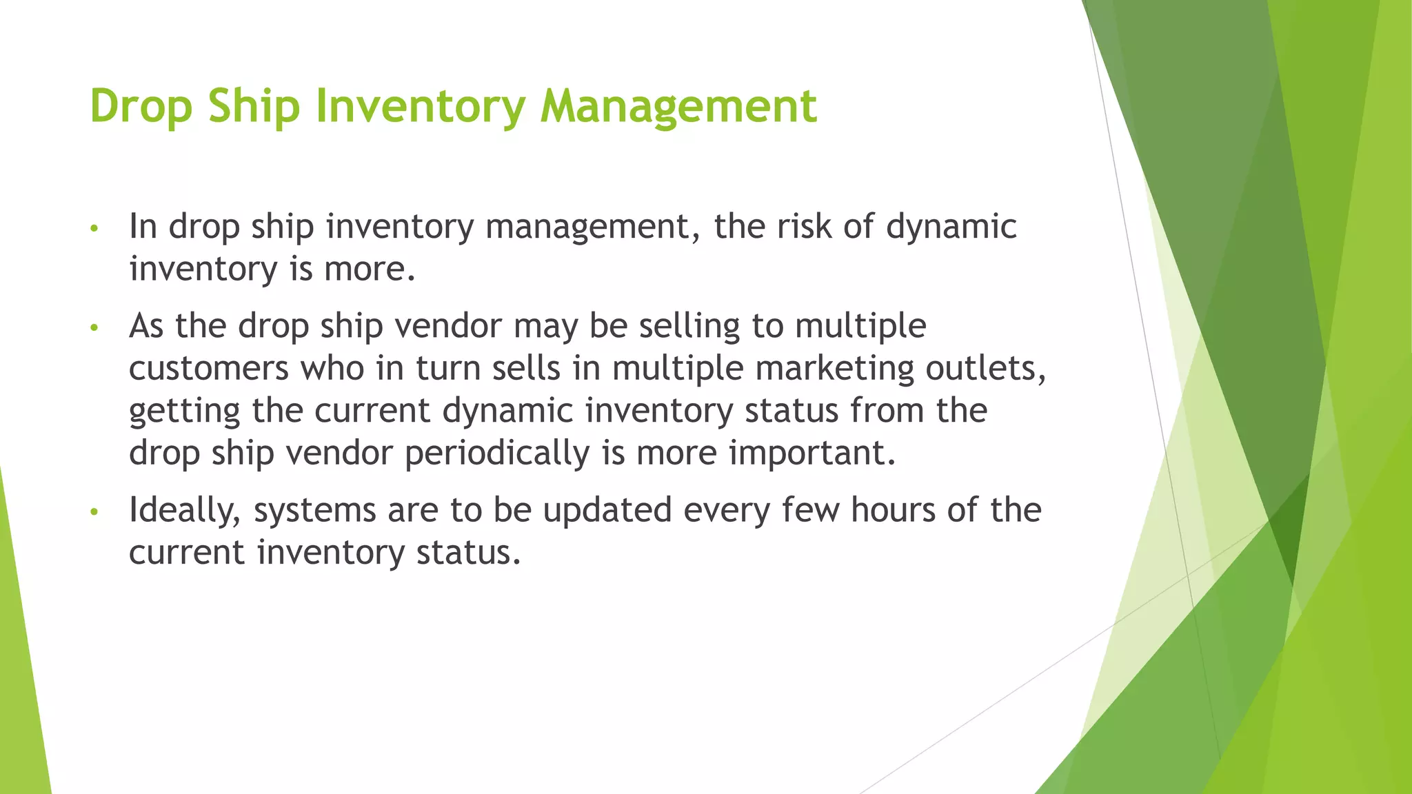 Dynamic inventory | PPT