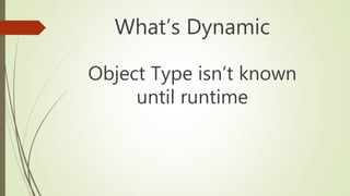 Dynamic Ranguage Runtime (DLR) | PPT