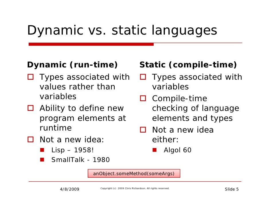 CommunityOneEast 09 - Dynamic Languages: the next big thing for the J…