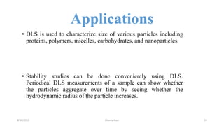 Dynamic light scattering | PPTX