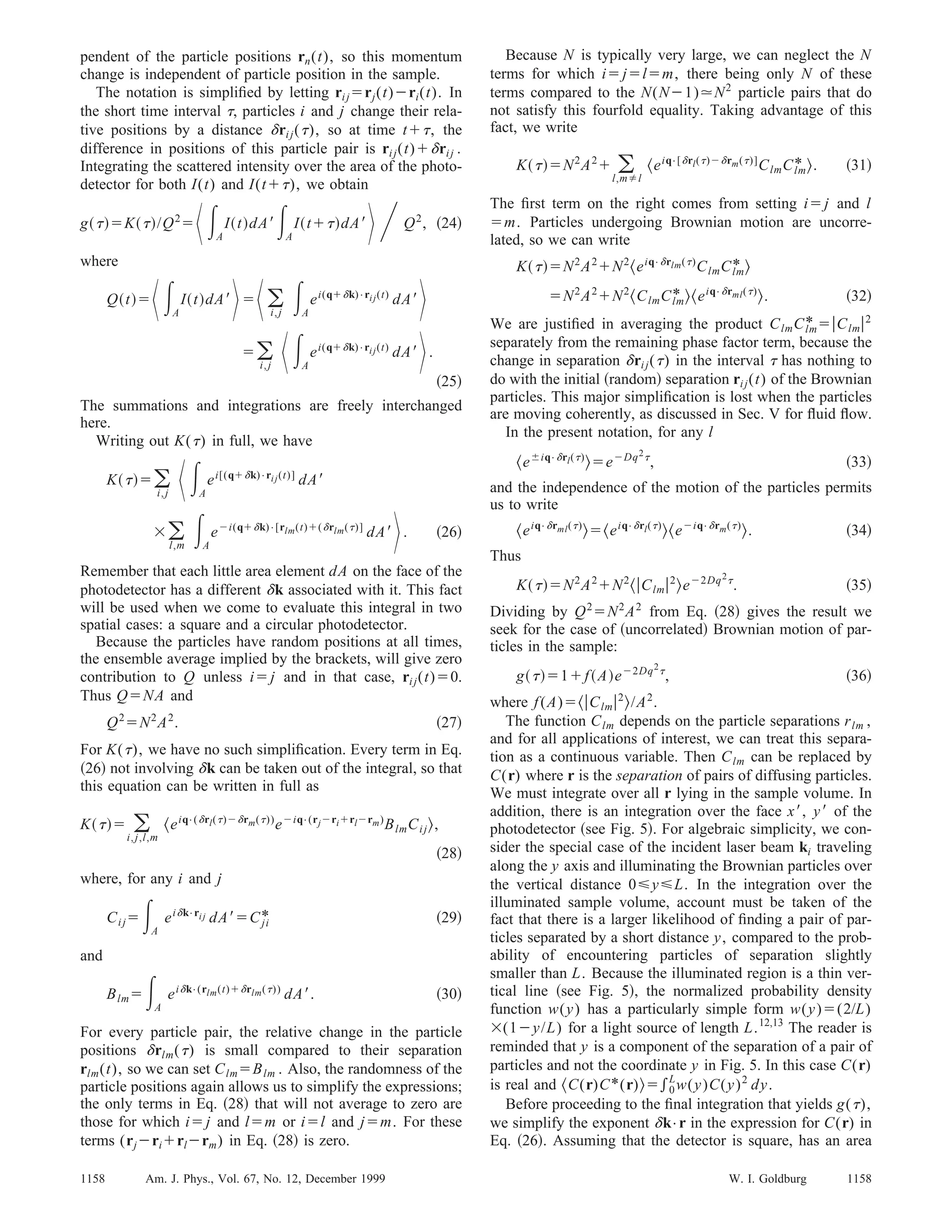Dynamic light scattering | PDF