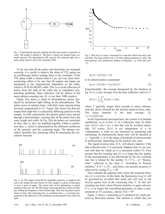 Dynamic light scattering | PDF