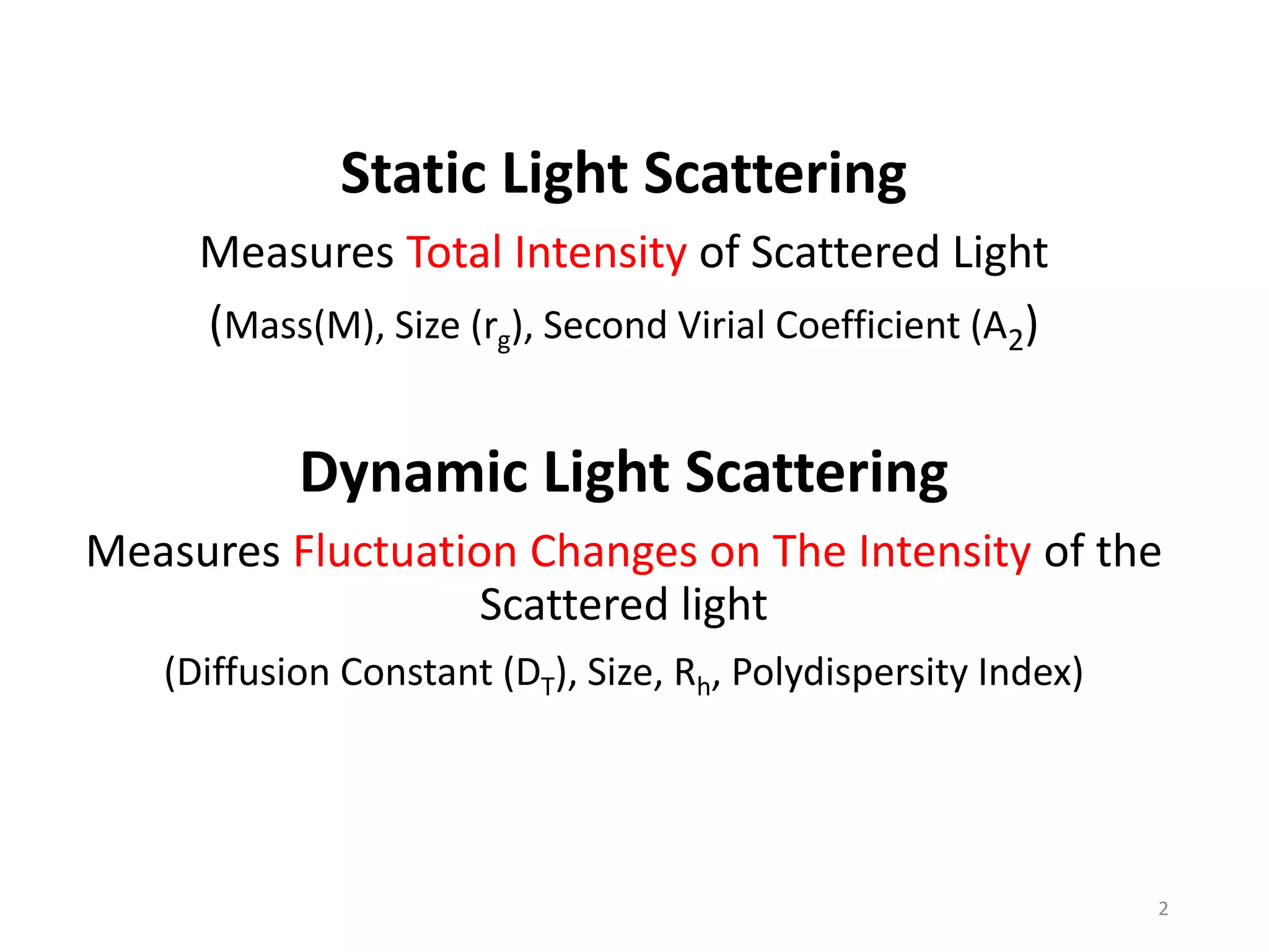Dynamic light scattering (dls) | PPTX