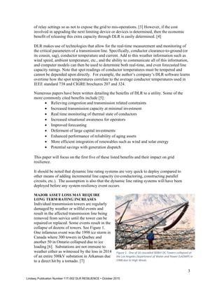 Dynamic line rating as a means to enhance transmission grid resilience ...