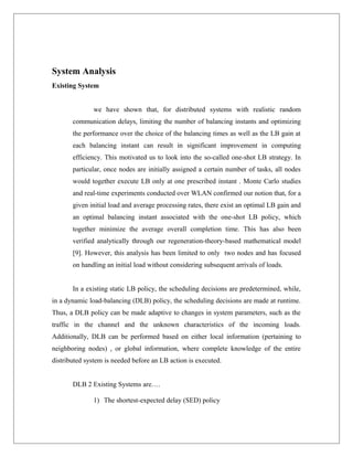 Dynamic load balancing in distributed systems in the presence of delays a regeneration theory a2 ...