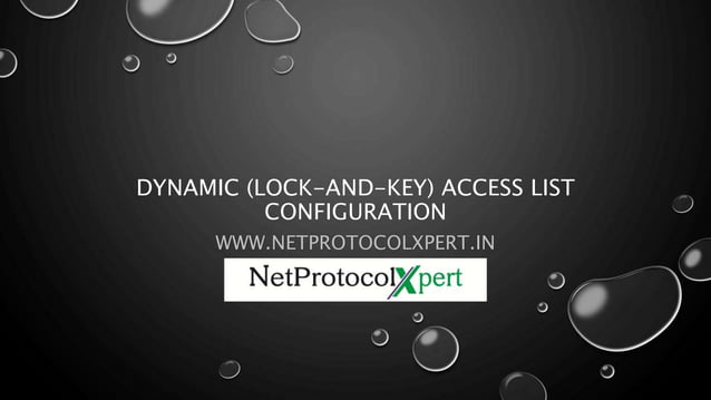Dynamic Access List | PPTX | Computer Networking | Computing