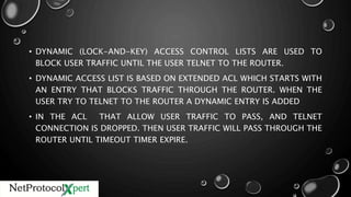 Dynamic Access List | PPT