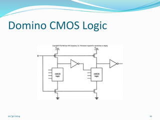 Dynamic logic circuits | PPTX