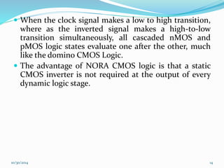 Dynamic logic circuits | PPTX