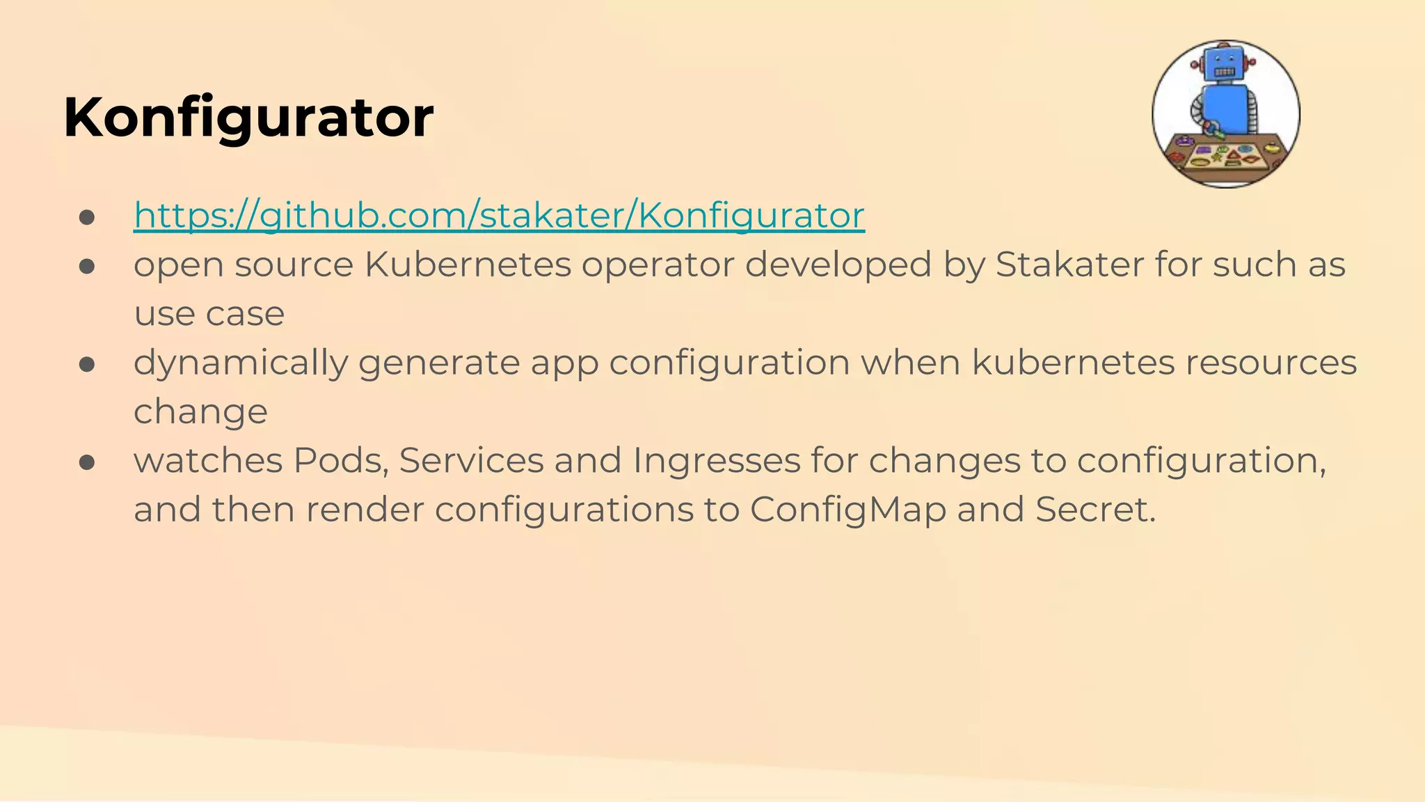 Dynamic log processing with fluentd and konfigurator | PPT