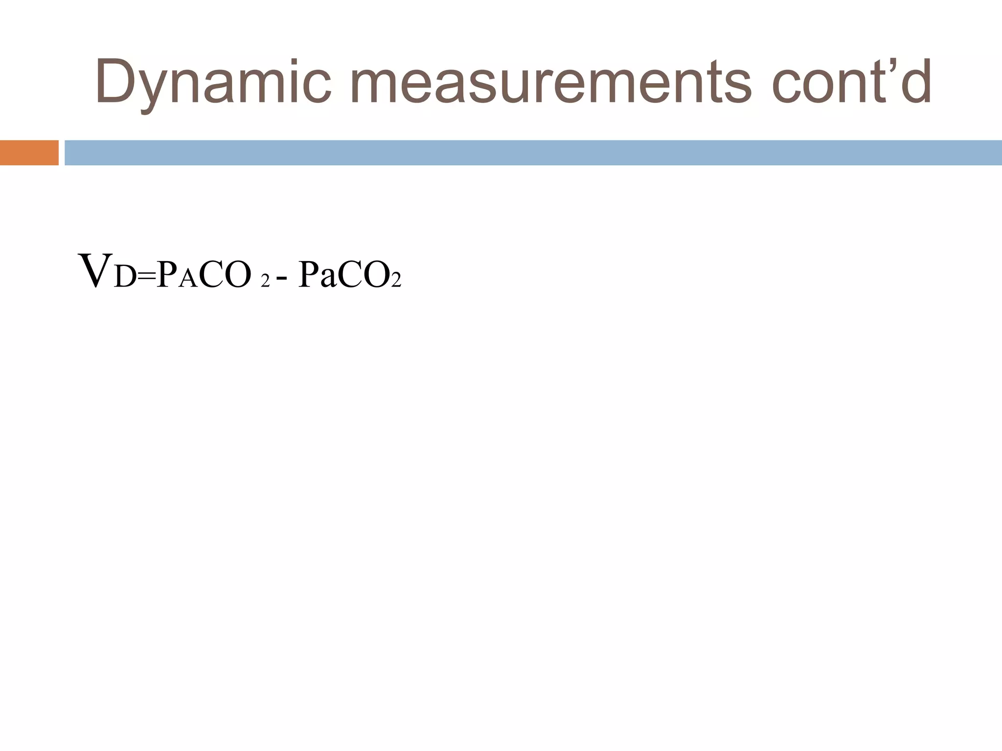 Dynamic measurements | PPTX