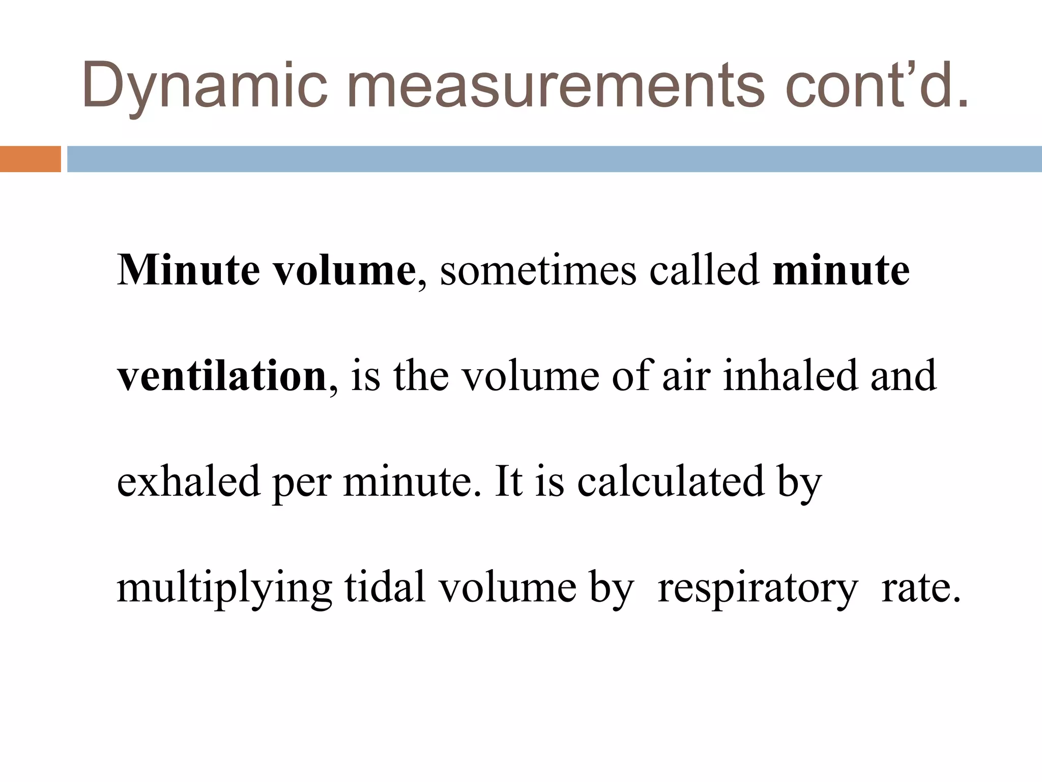 Dynamic measurements | PPTX