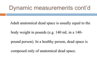 Dynamic measurements | PPTX