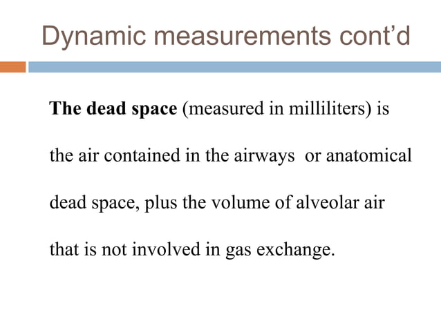 Dynamic measurements | PPT