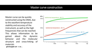 Dynamic mechanical analysis(dma) | PPTX