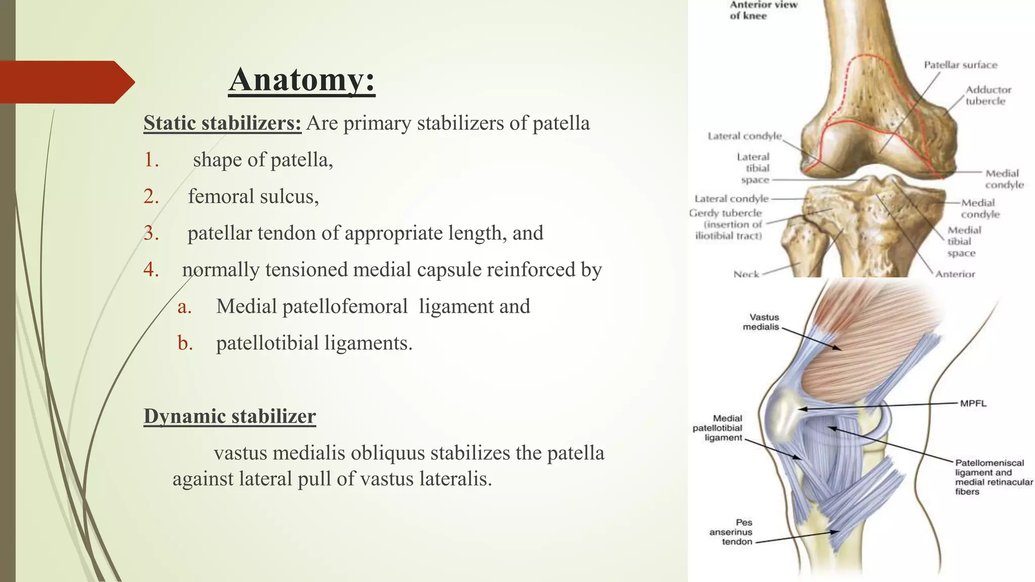 Dynamic medial patellofemoral ligament reconstruction in recurrent ...