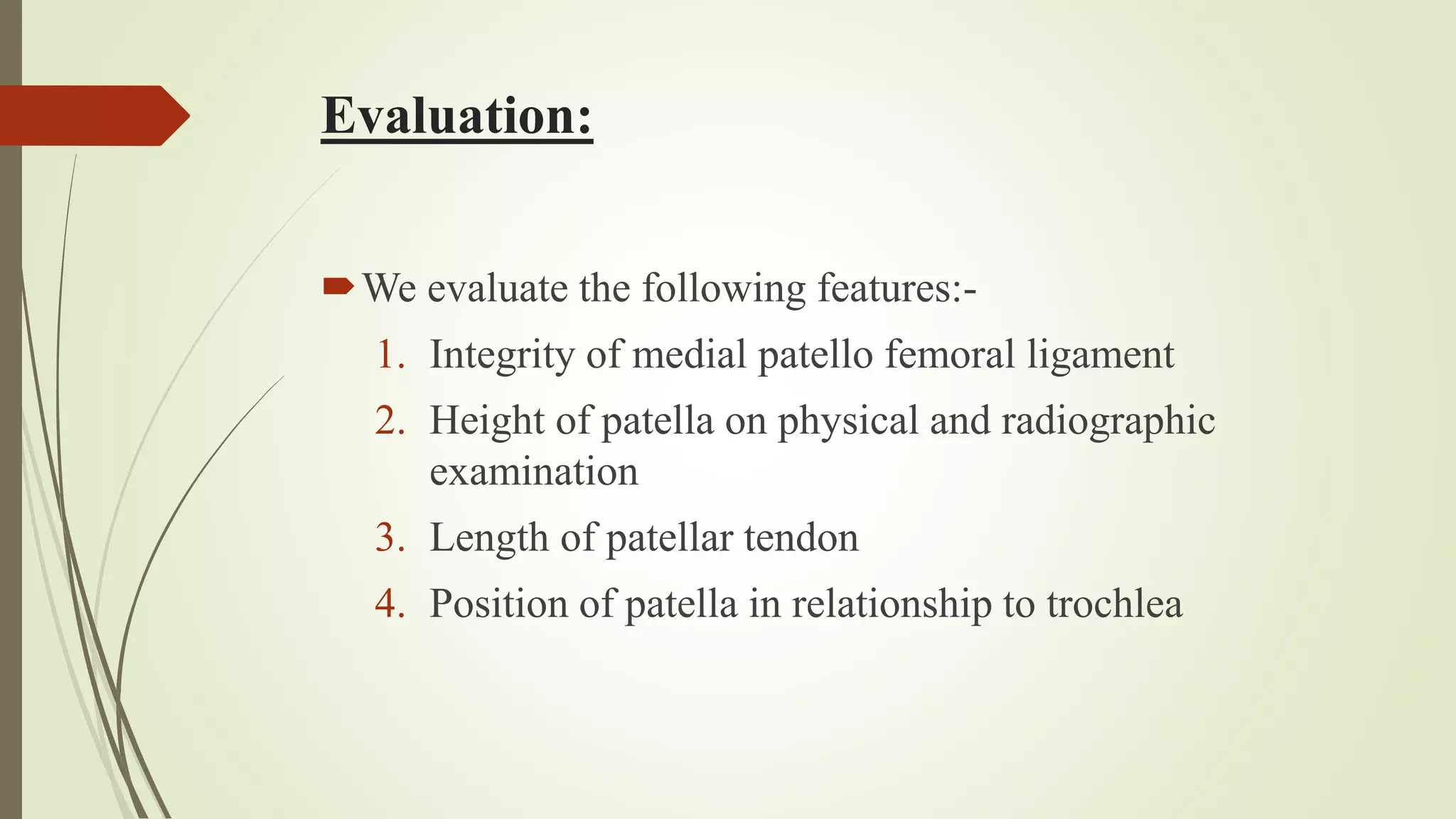 Dynamic medial patellofemoral ligament reconstruction in recurrent ...