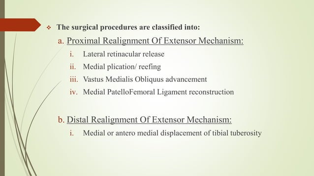 Dynamic medial patellofemoral ligament reconstruction in recurrent ...
