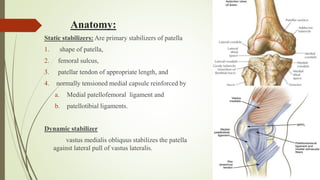 Dynamic medial patellofemoral ligament reconstruction in recurrent ...