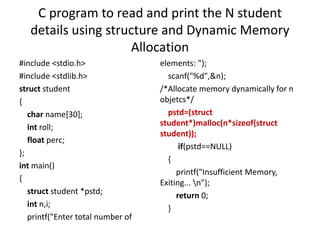 Dynamic memory allocation | PPTX | Operating Systems | Computer Software and Applications