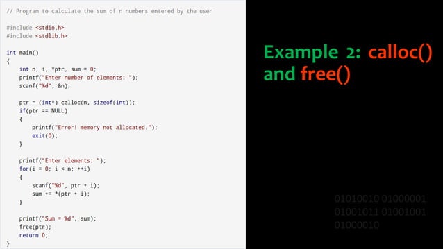 Dynamic memory allocation | PPT