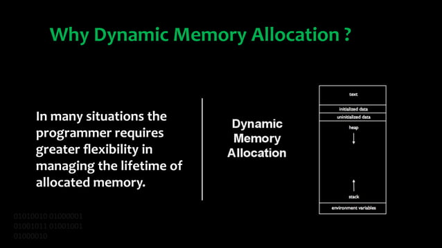 Dynamic Memory Allocation Ppt