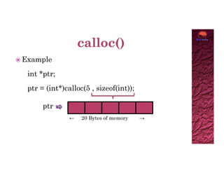 Dynamic memory allocation | PDF