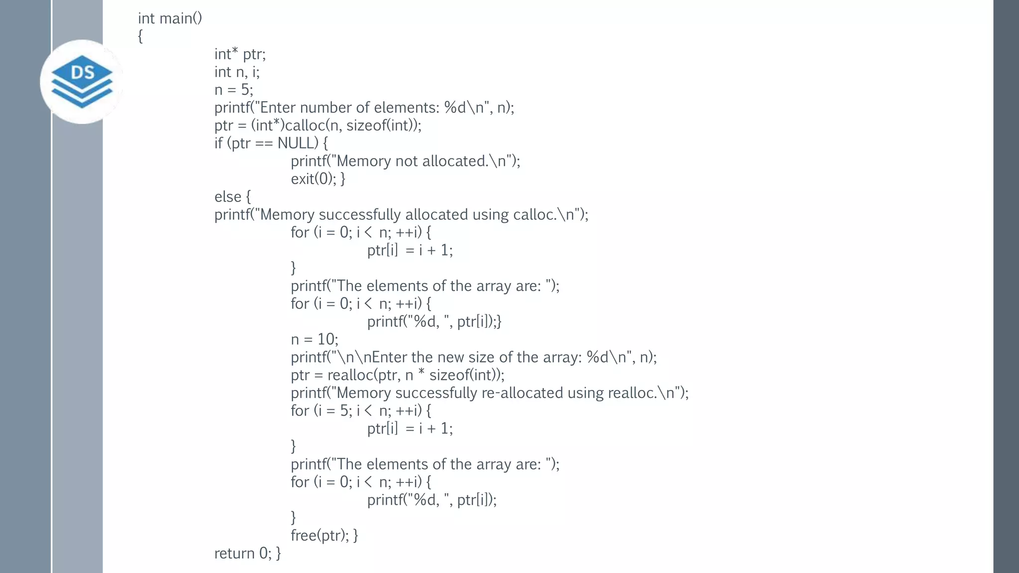 Dynamic memory allocation | PPT